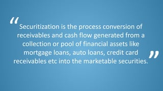Securitization of assets | PDF