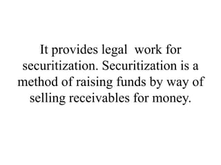 Securitization of debts | PPTX