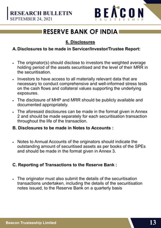Securitization (standard of assets) | PDF