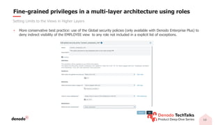 Securitizing data using fine-grained privileges in multi-layered virtual models | PPT