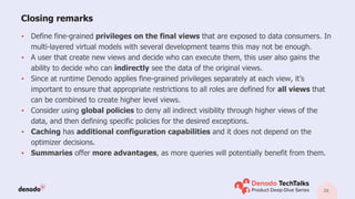 Securitizing data using fine-grained privileges in multi-layered virtual models | PPT