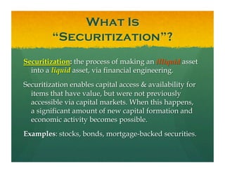 Securitizing Happiness: Solving the World's Problems by Making Trillion ...