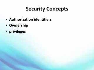 Security in Relational model | PPTX | Databases | Computer Software and ...