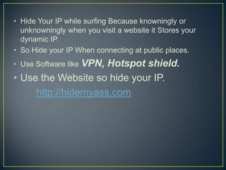 online and offline computer security | PPTX