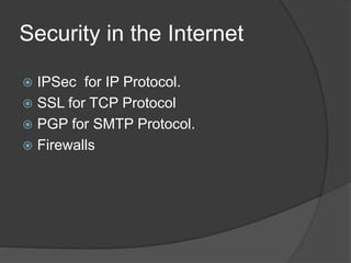 Security in Data Communication and Networking | PPTX | Internet | Computing