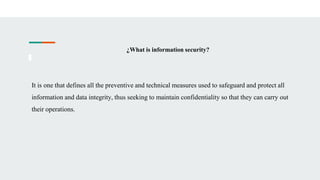 Recognize the importance of information security | PPT