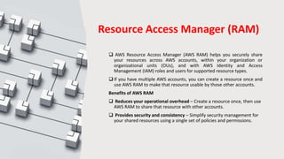 In Detailed Concept in AWS SECURITY and its Purpose | PDF