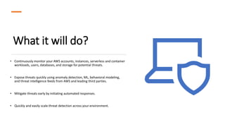 In Detailed Concept in AWS SECURITY and its Purpose | PPT