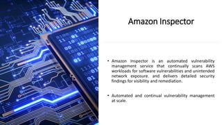 In Detailed Concept in AWS SECURITY and its Purpose | PDF