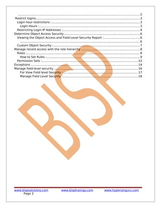 Security and-data-access-document | PDF