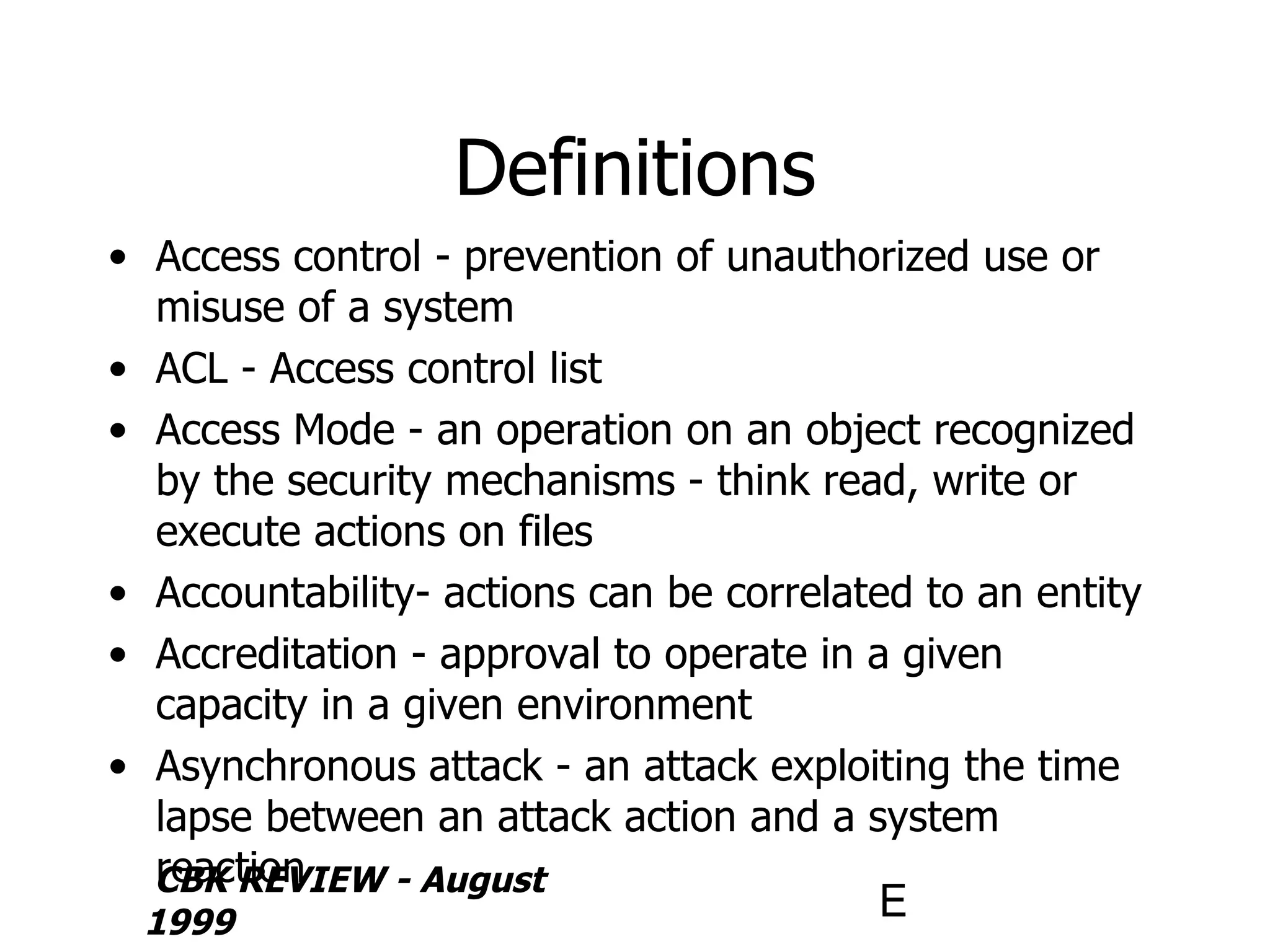 Security Architecture | PPT