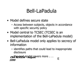 Security Architecture | PPT