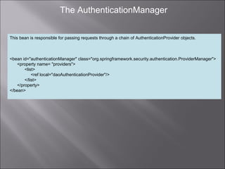 Security authorization using spring security | PPT