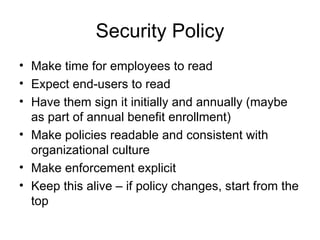 Security Awareness in the Enterprise | PPT