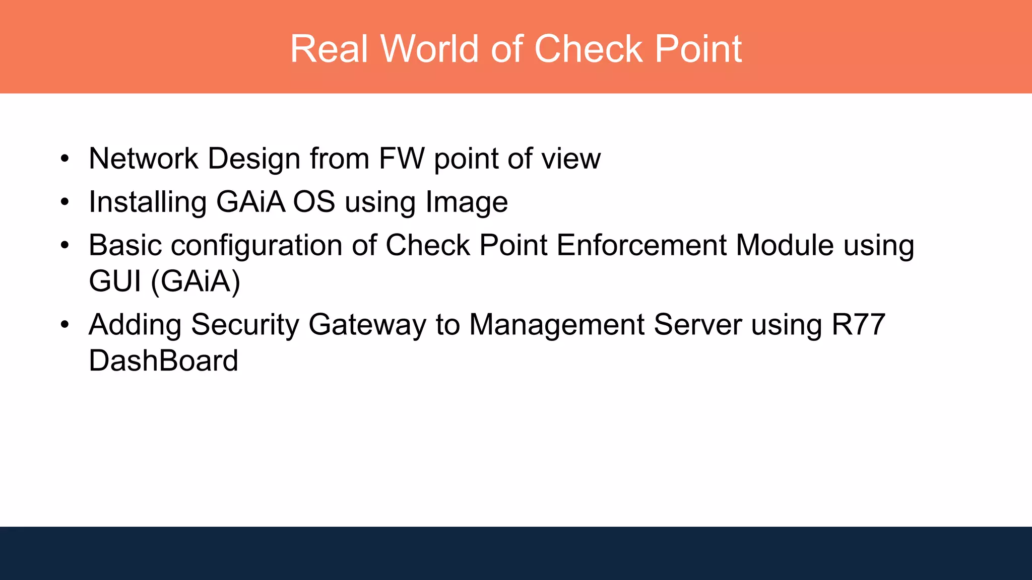 Checkpoint Firewall for Dummies | PPTX
