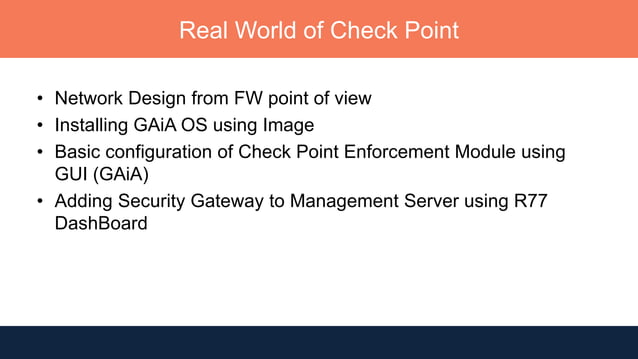 Checkpoint Firewall for Dummies | PPTX | Computer Networking | Computing