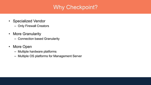 Checkpoint Firewall for Dummies | PPTX | Computer Networking | Computing