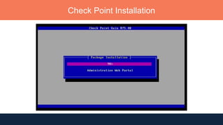 Checkpoint Firewall for Dummies | PPTX | Computer Networking | Computing