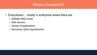 Checkpoint Firewall for Dummies | PPTX