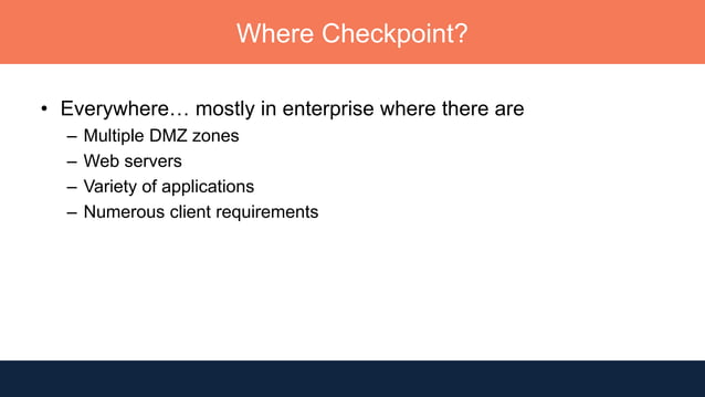 Checkpoint Firewall for Dummies | PPTX | Computer Networking | Computing