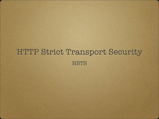 Security HTTP Headers | PDF