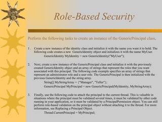 Security In .Net Framework | PPS