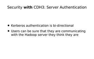 Hadoop Security: Overview | PDF