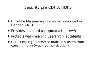 Hadoop Security: Overview | PDF
