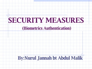 Security Measures | PPT