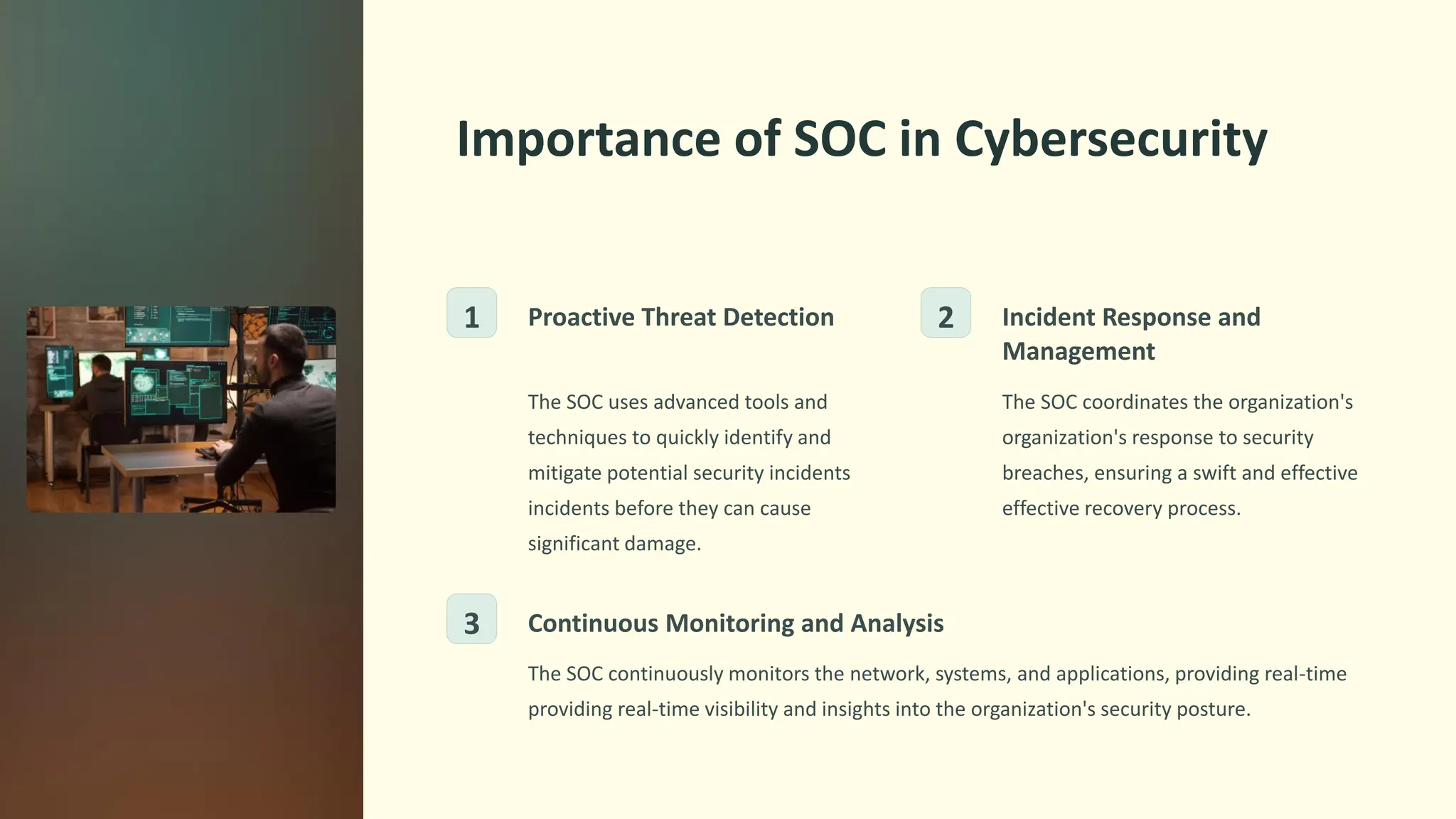 Security Operations Center (SOC) by aadit technologies | PDF ...