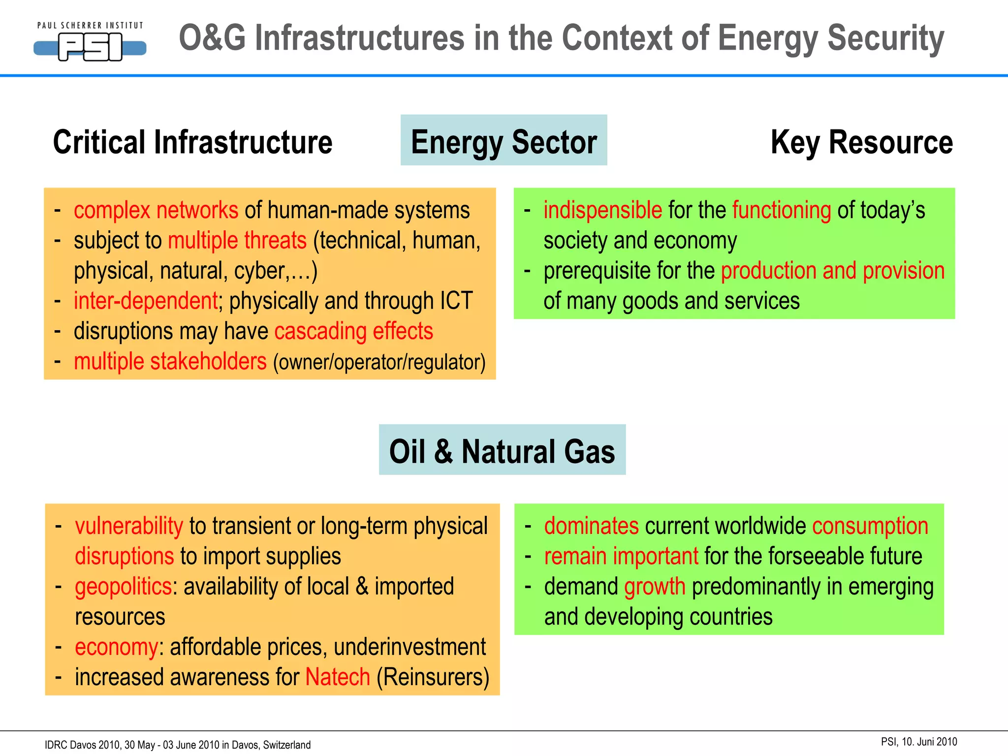 Security Risks of Critical Infrastructures in the Oil and Gas Sectors | PPT
