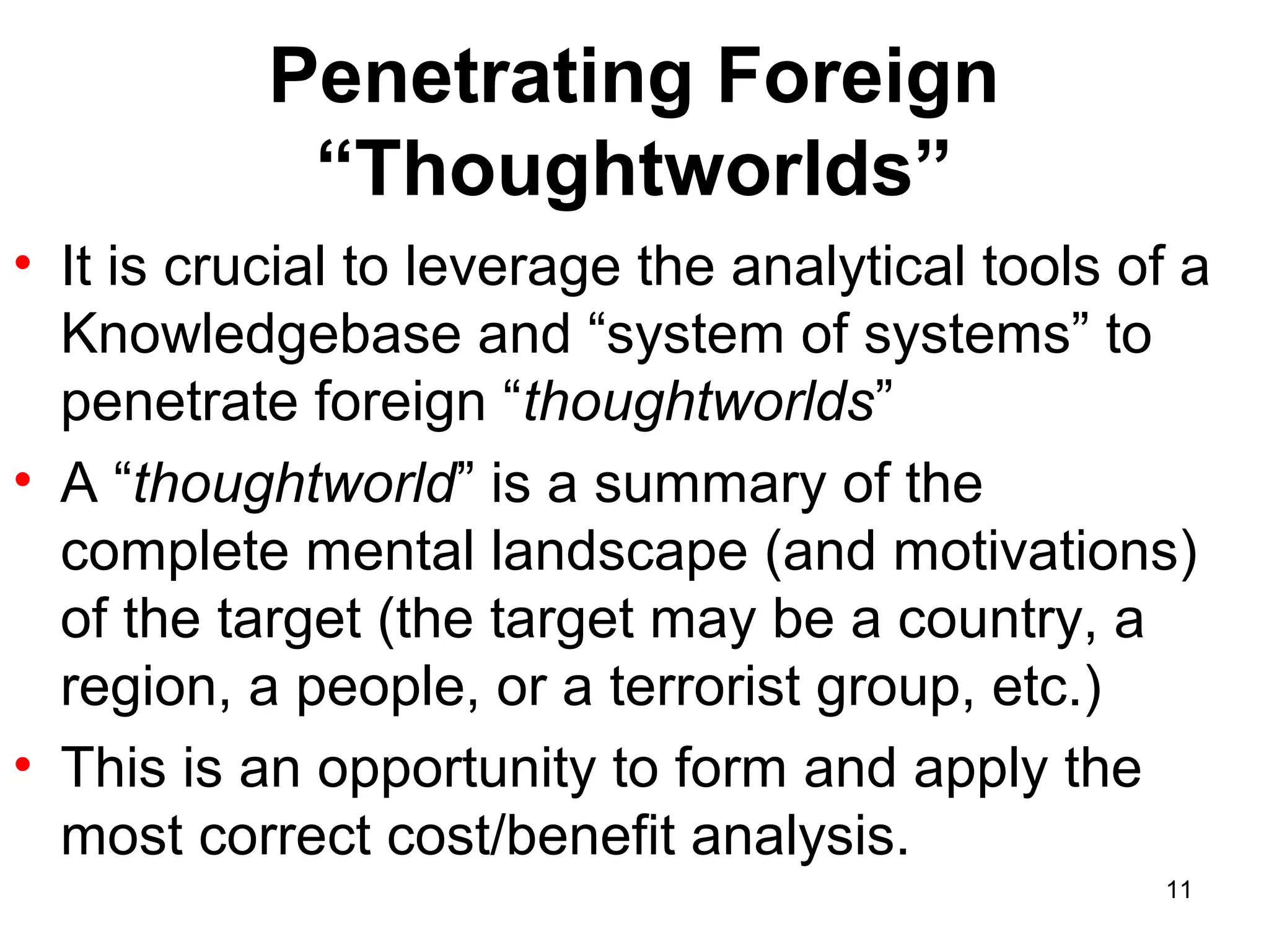 Security Studies: Introduction to the Model of Western Analysis | PPT