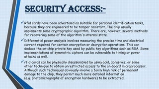 RFID BASED SECURITY ACCESS CONTROL SYSTEM | PPTX