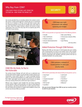 CDW Security Practice | PDF