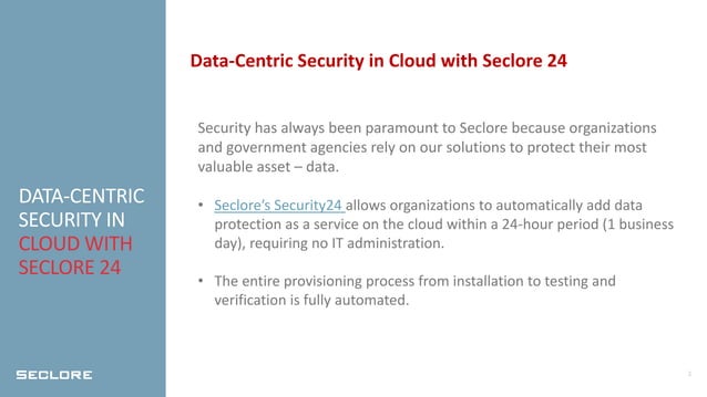 Security 24 - Seclore | PPTX