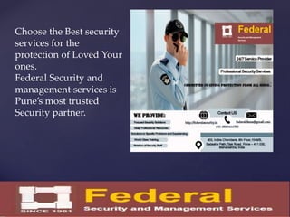 Security Agency in Pune - PPt Federal.pptx