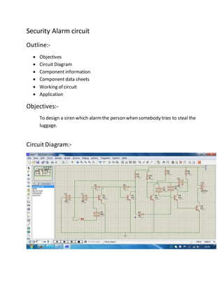 Security alarm/ECD | PDF