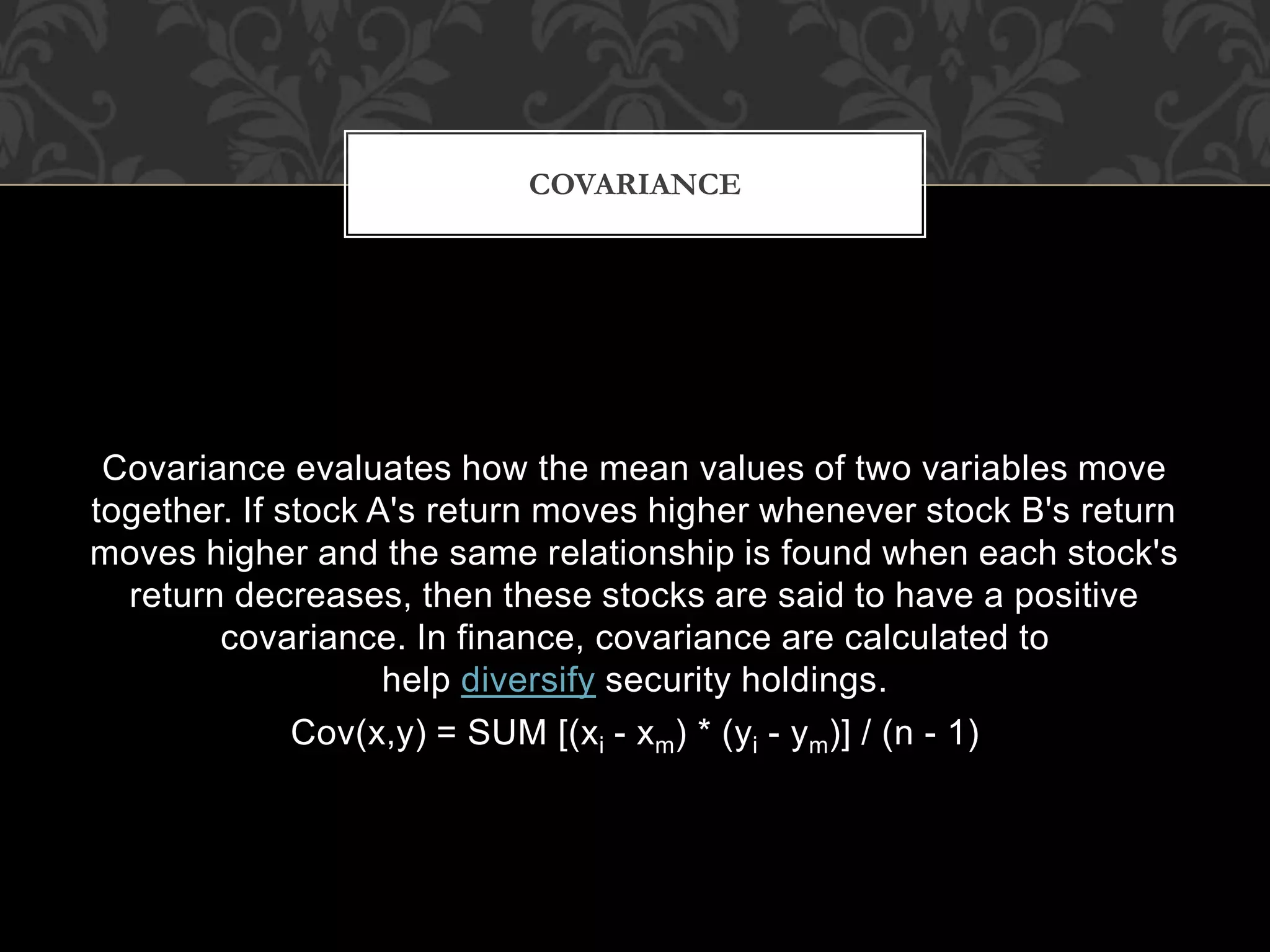 Security analysis and portfolio management | PPTX
