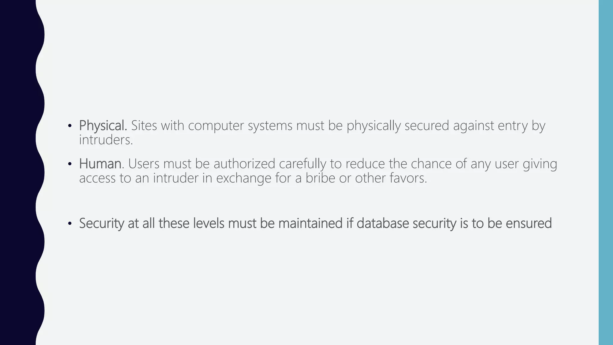 Security and Authorization | PPT