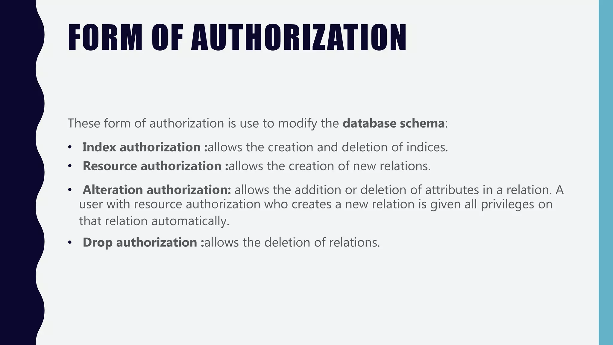 Security and Authorization | PPTX