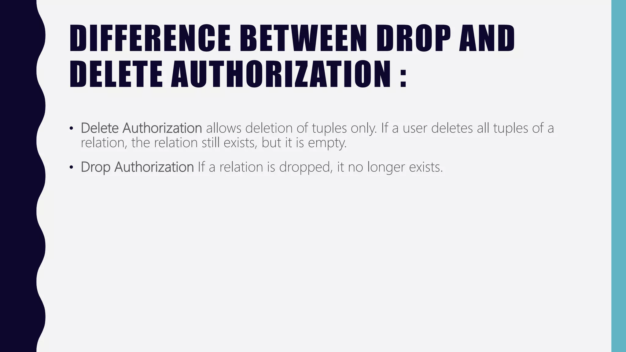 Security and Authorization | PPTX