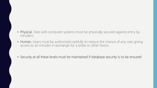 Security and Authorization | PPTX