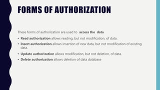 Security and Authorization | PPTX