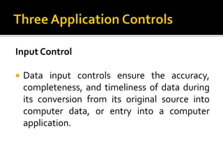 Security and Control Issues in Information System | PPTX