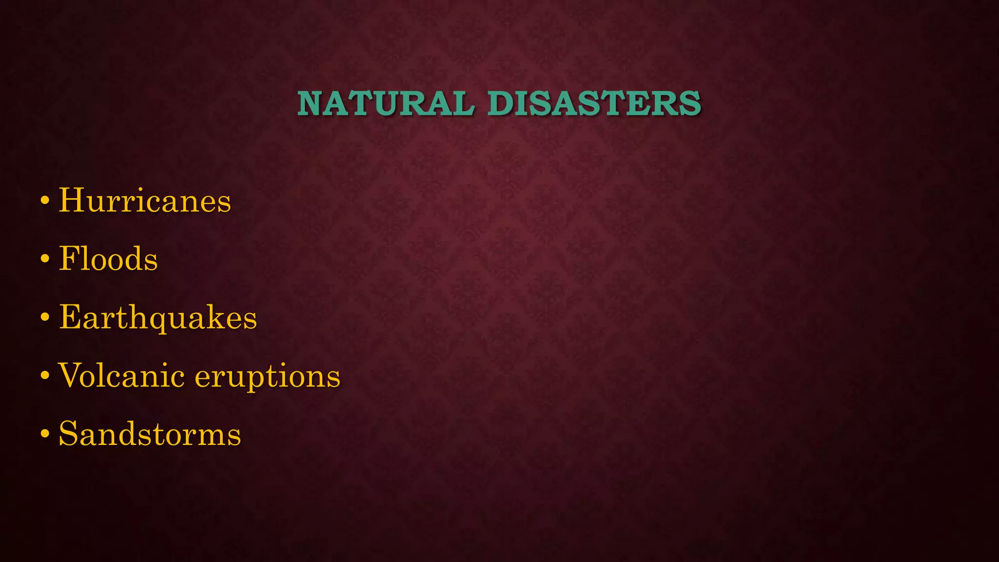 Security and Disaster Management | PPTX