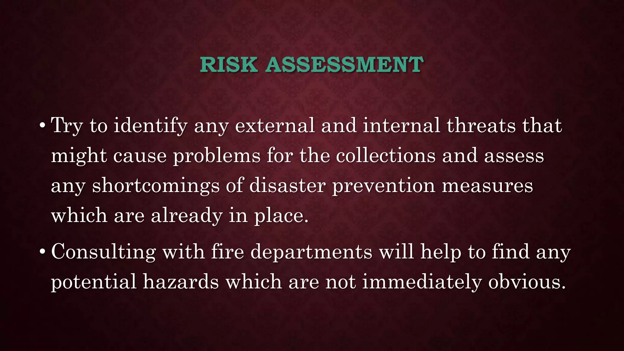 Security and Disaster Management | PPTX