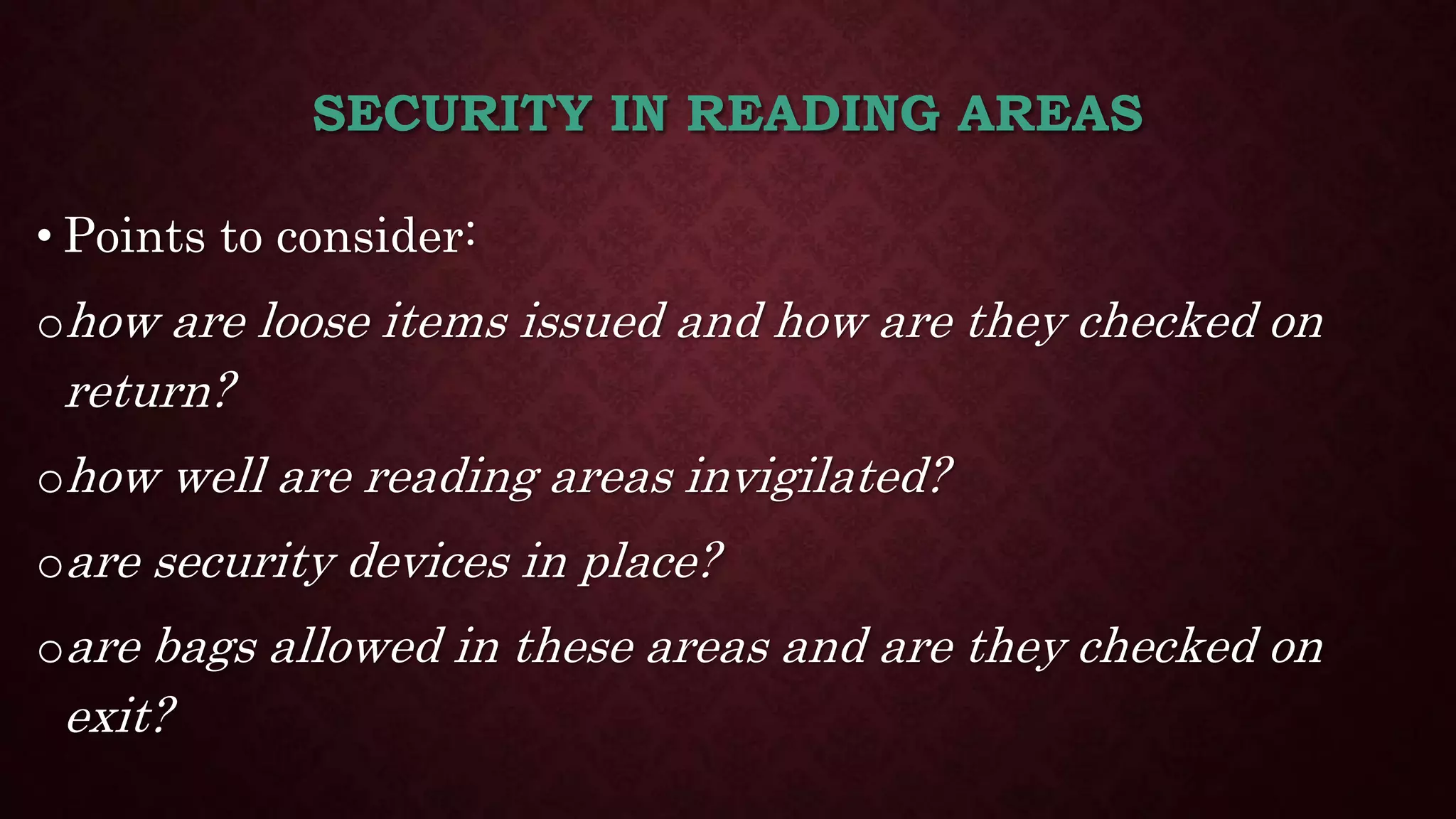 Security and Disaster Management | PPTX