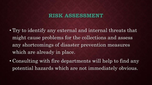 Security and Disaster Management | PPTX | Indoor Environmental Quality ...