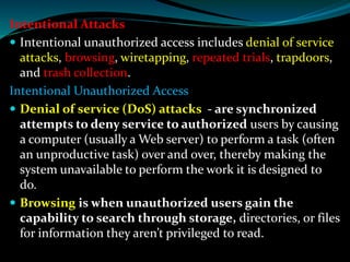 Security and ethics | PPTX