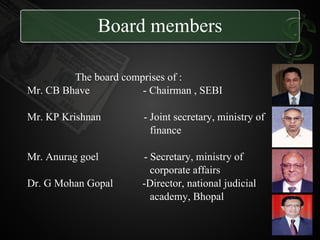Security And Exchange Board (SEBI) | PPT